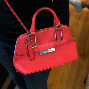 Calvin Klein | Bags | Red Calvin Klein Crossbody Handbag Brand New ...